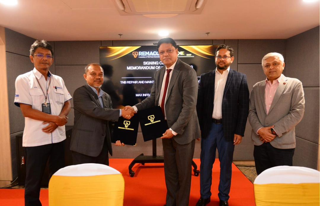 MoU Signing Ceremony between TNB REMACO and Max Infrastructure Limited ...